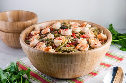 Christmas Shrimp Scampi - Seasoned Sprinkles