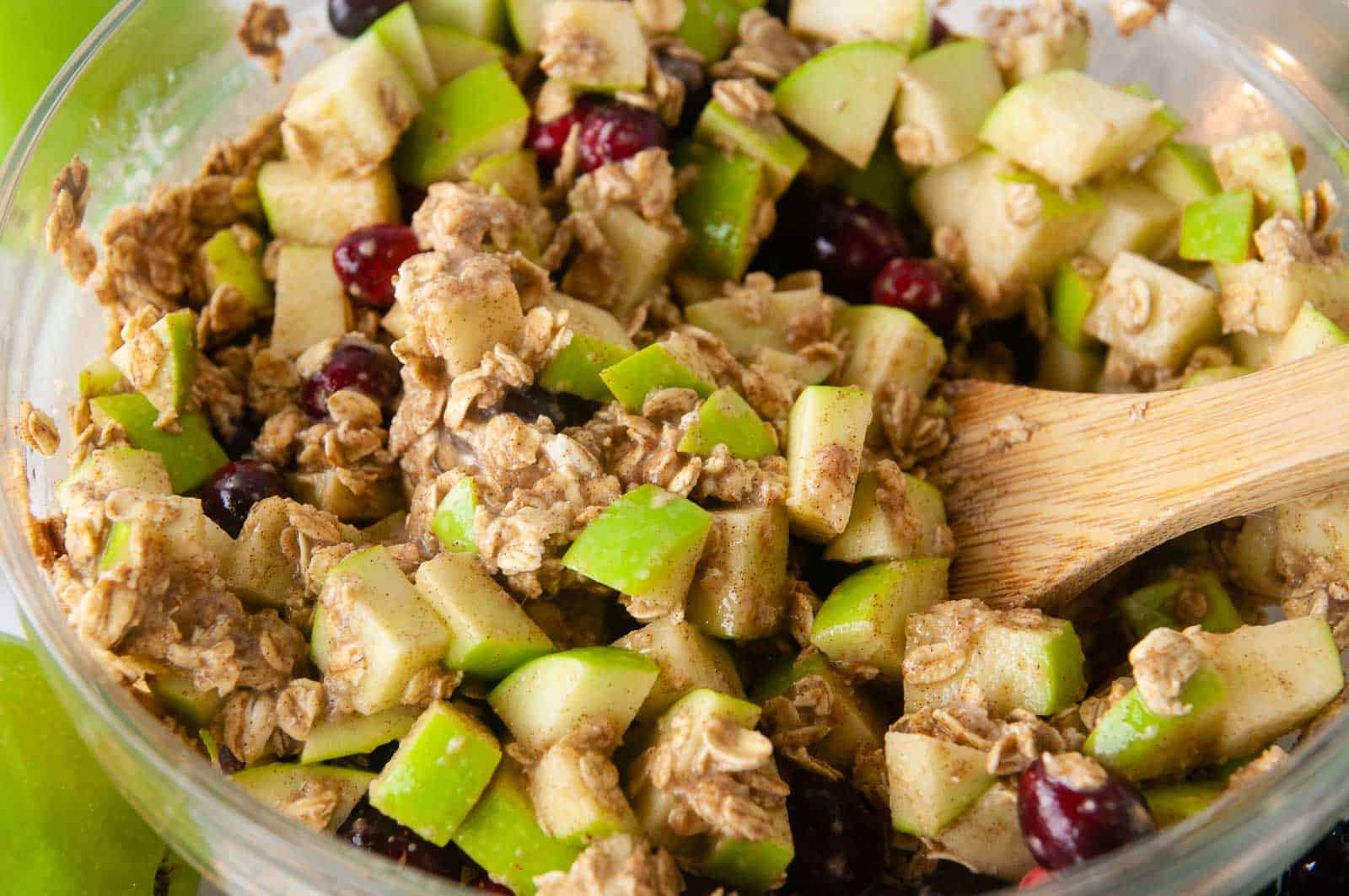 Cranberry Apple Baked Oatmeal - Seasoned Sprinkles