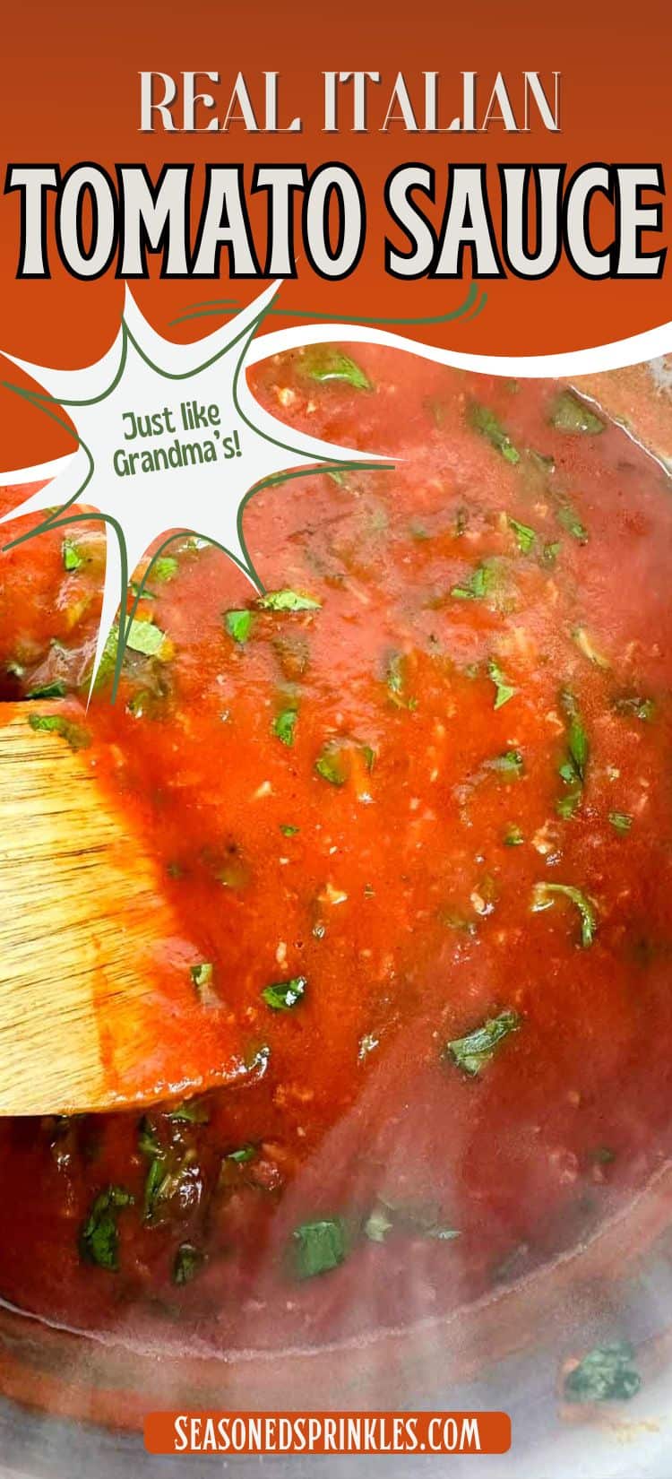 The Best Real Italian Tomato Sauce (Homemade Spaghetti Sauce ...