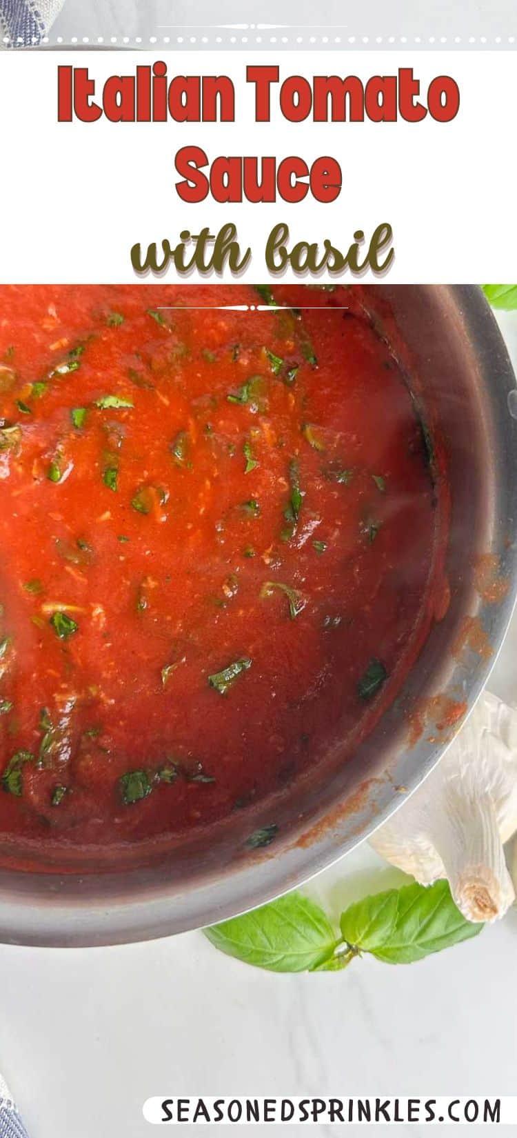 The Best Real Italian Tomato Sauce (Homemade Spaghetti Sauce ...