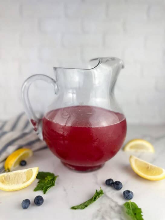 Easy to Make Blueberry Lemonade - Seasoned Sprinkles