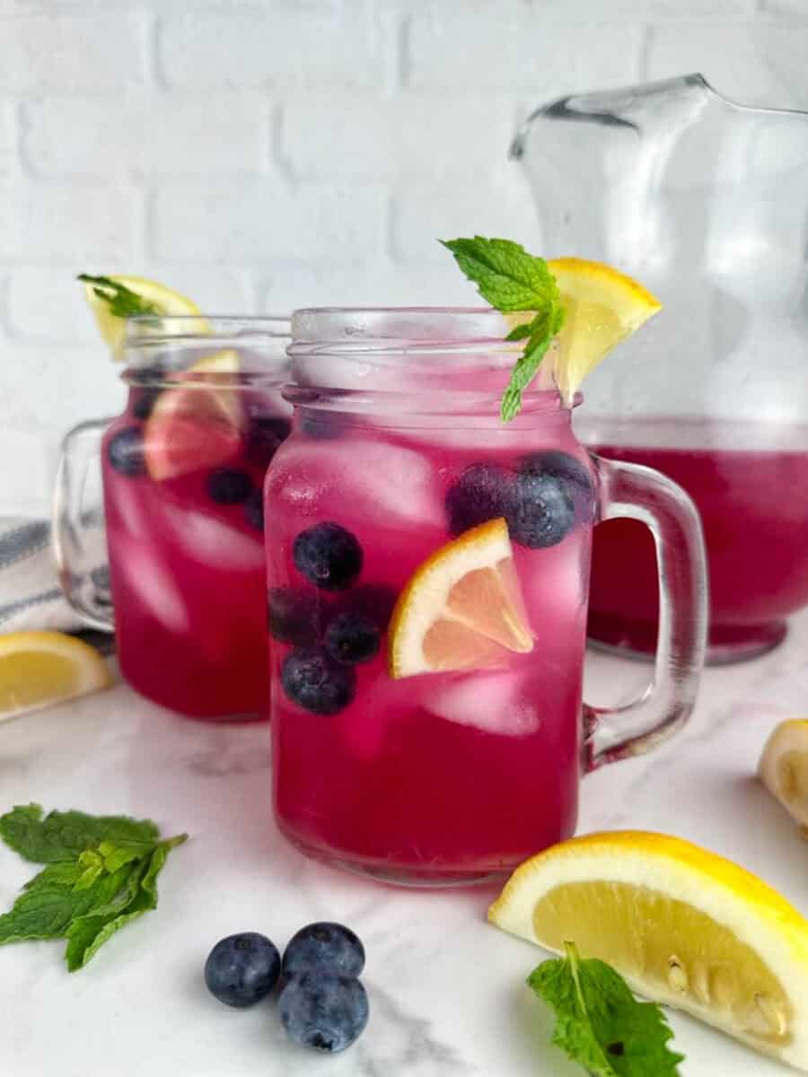 Blueberry Vodka Lemonade Cocktail - Seasoned Sprinkles