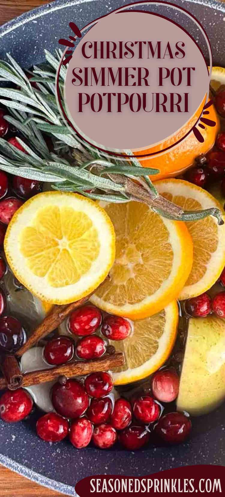 Easy Christmas Simmer Pot Recipe - Seasoned Sprinkles