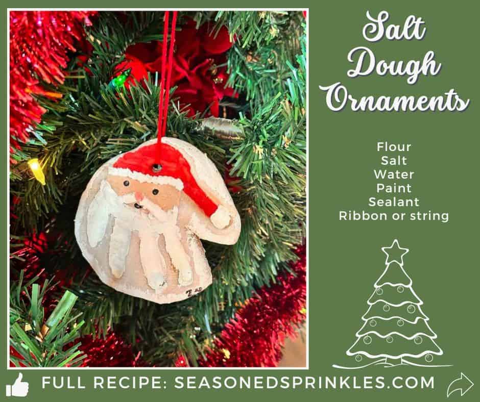 Easy Salt Dough Ornaments - Seasoned Sprinkles