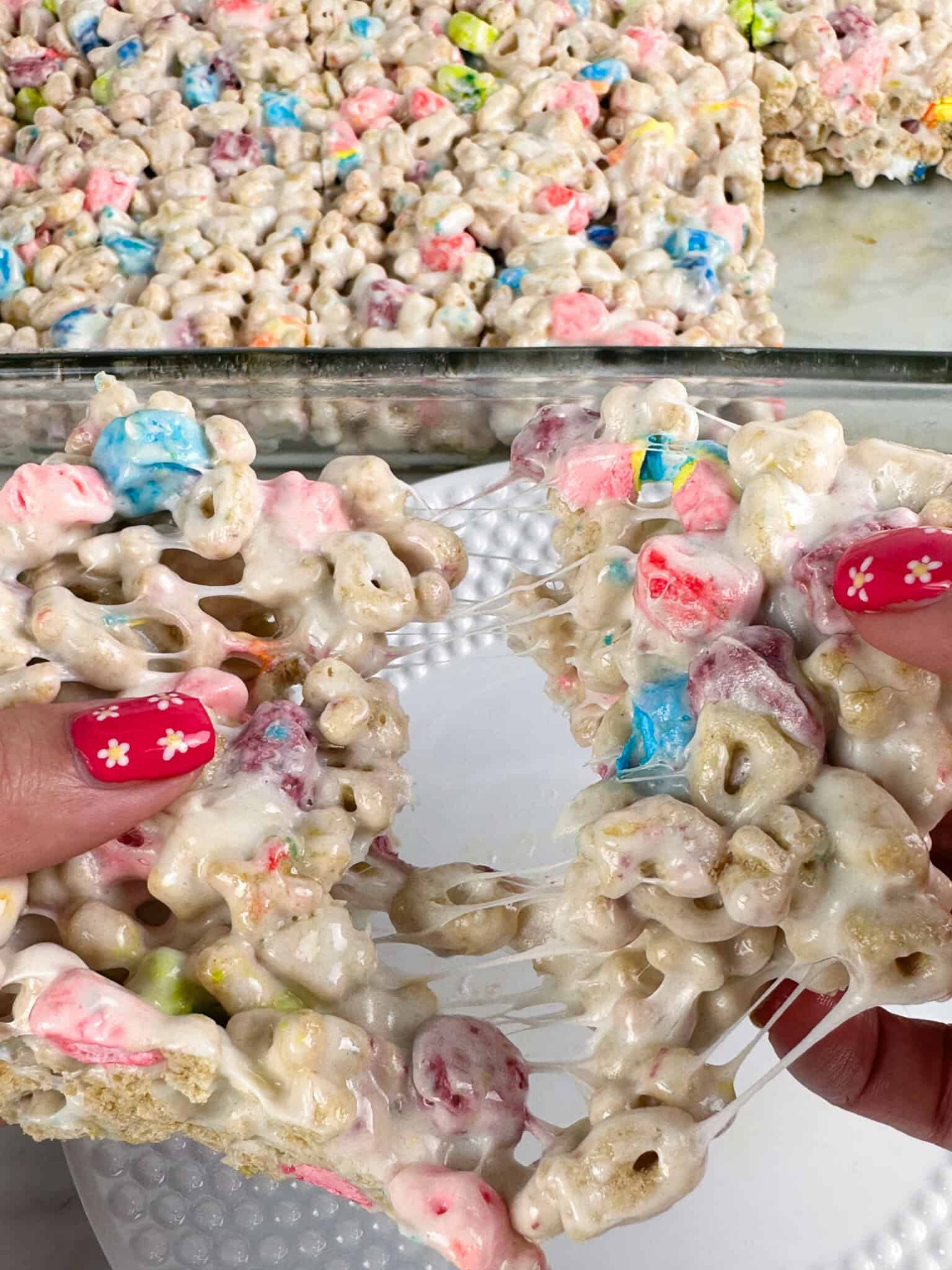Magical Lucky Charms Krispie Treats - Seasoned Sprinkles