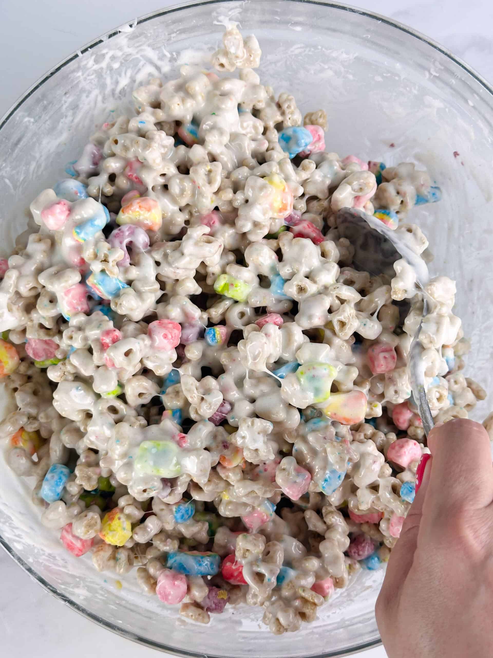 Magical Lucky Charms Krispie Treats - Seasoned Sprinkles