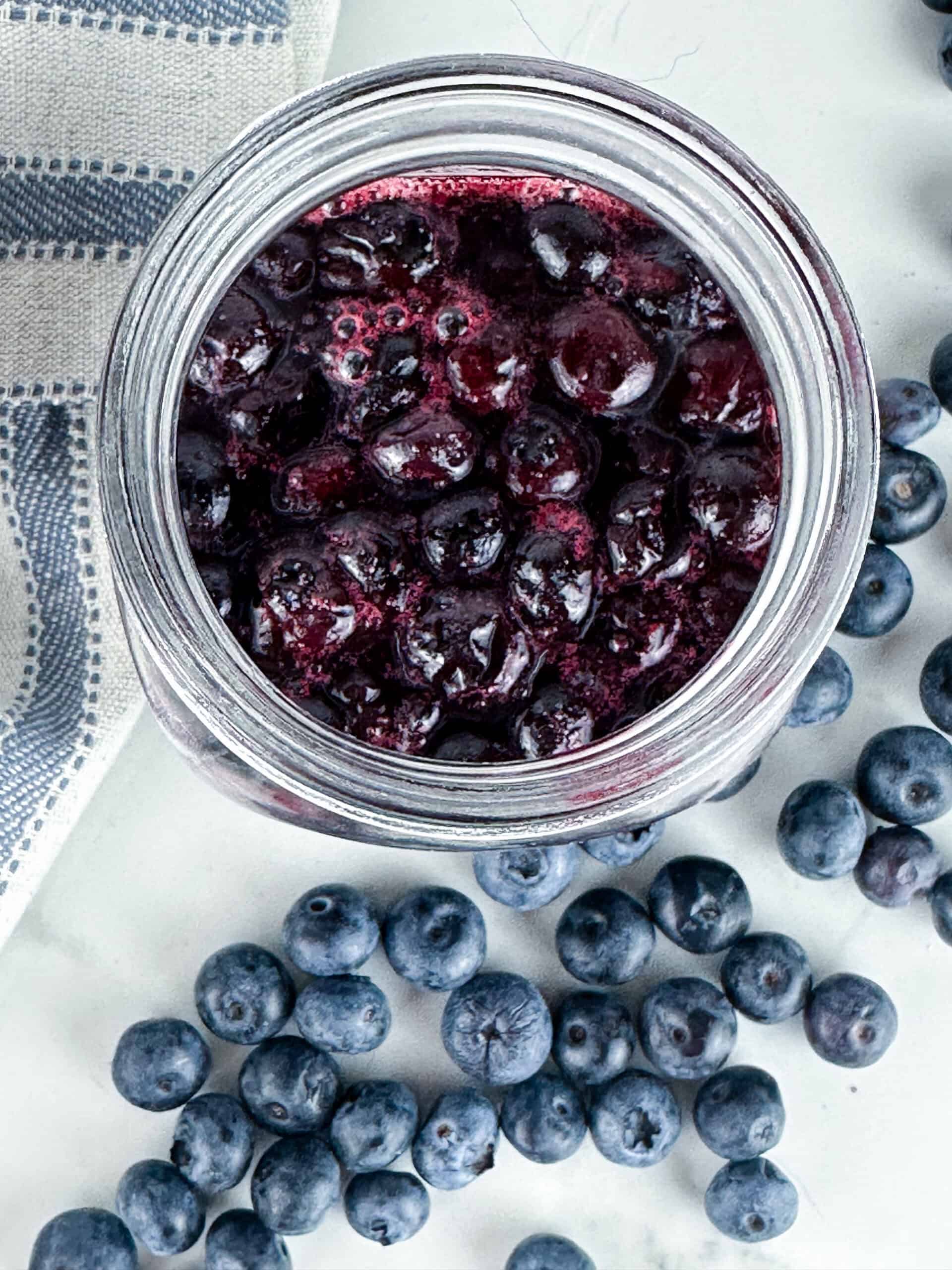Easy Blueberry Compote - Seasoned Sprinkles