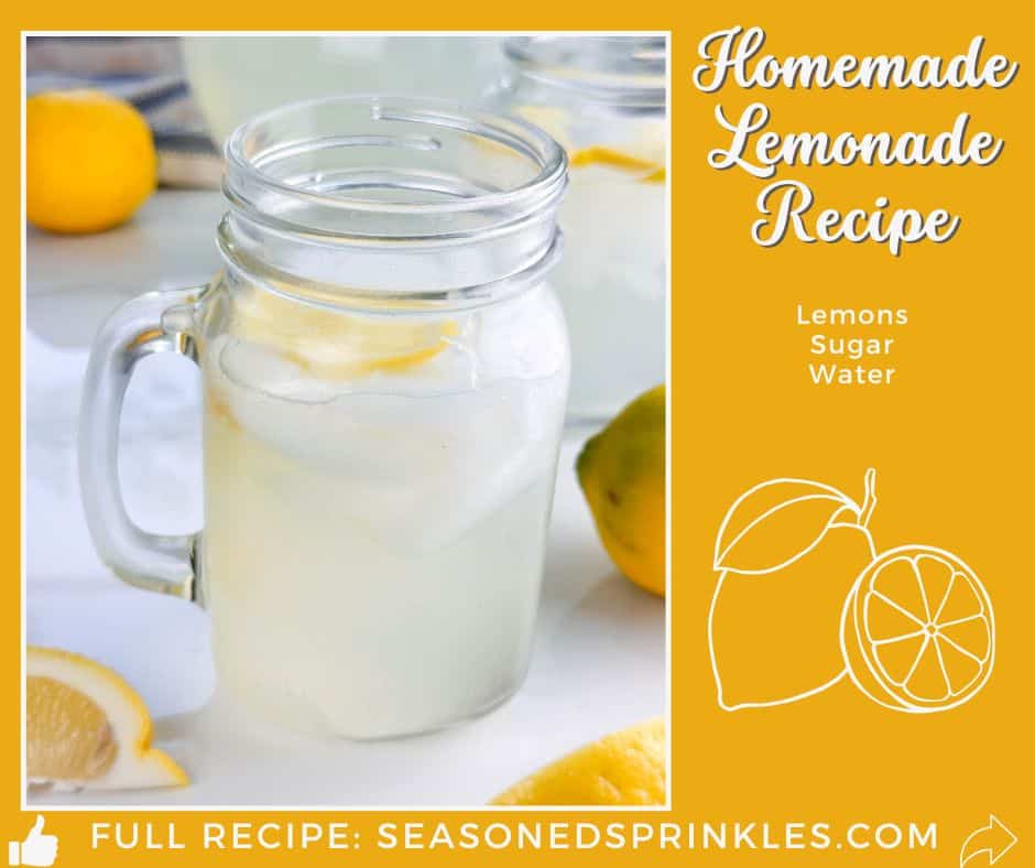 Homemade Lemonade Recipe - Seasoned Sprinkles