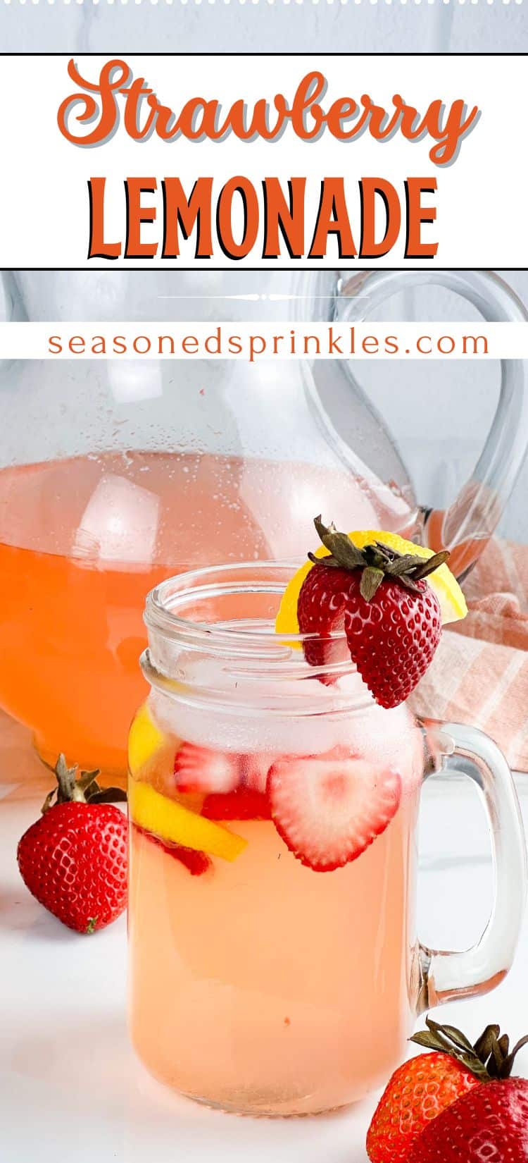 Homemade Strawberry Lemonade Recipe - Seasoned Sprinkles
