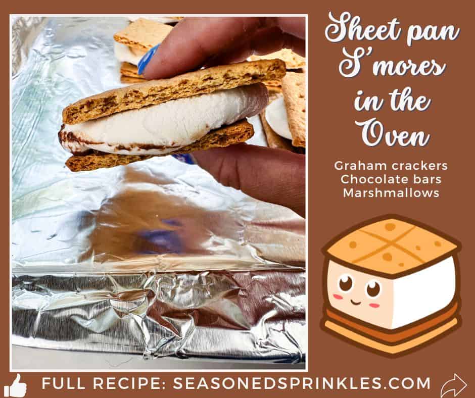Sheet Pan Smores in the Oven - Seasoned Sprinkles
