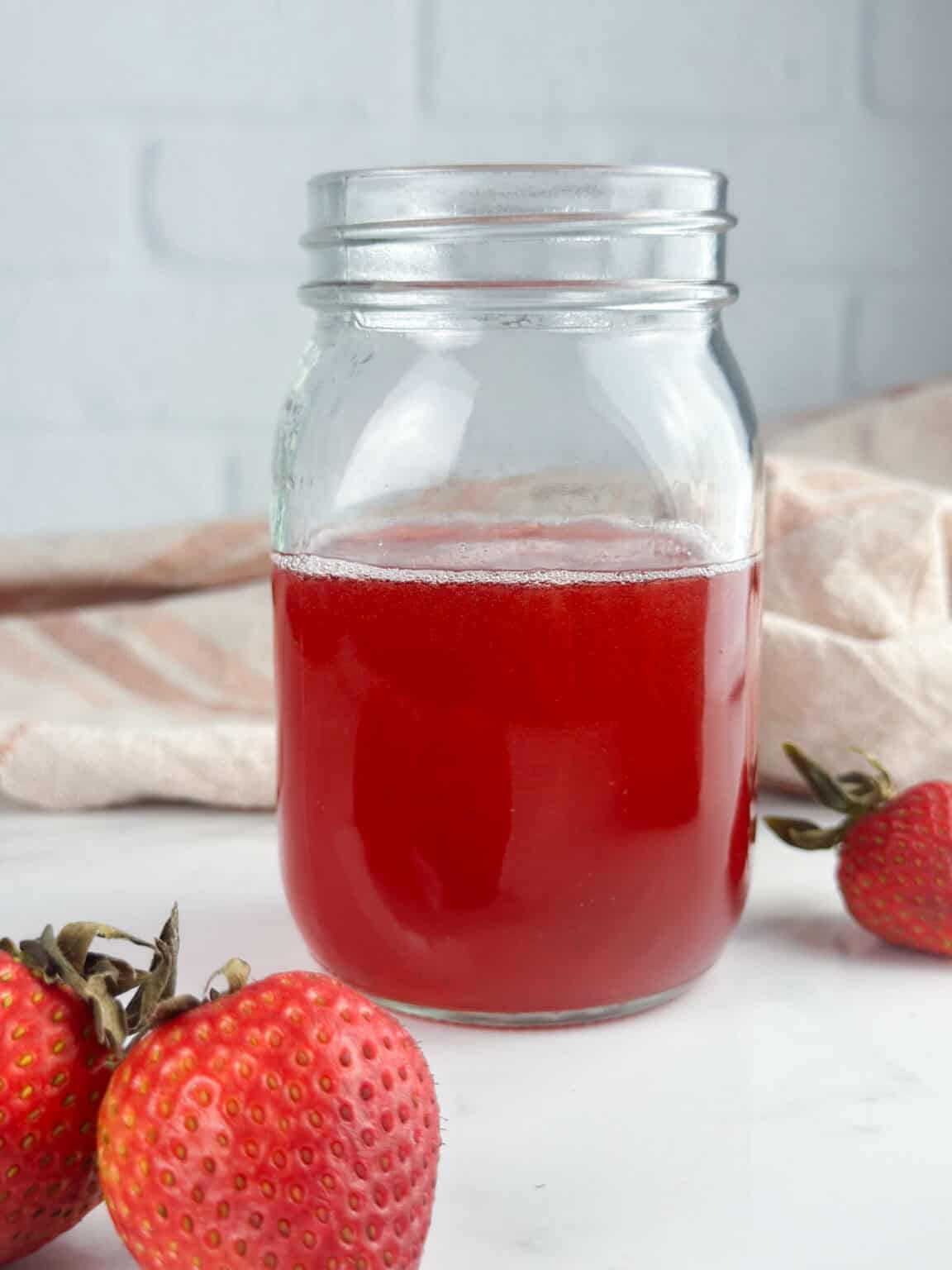 Strawberry Simple Syrup - Seasoned Sprinkles
