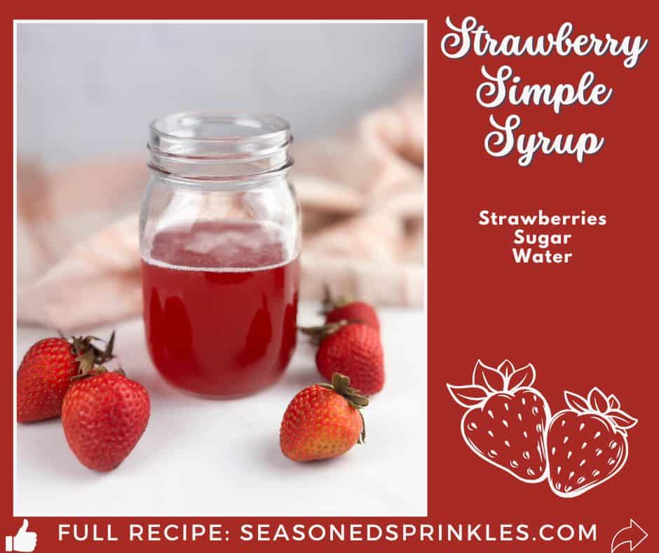 Strawberry Simple Syrup - Seasoned Sprinkles