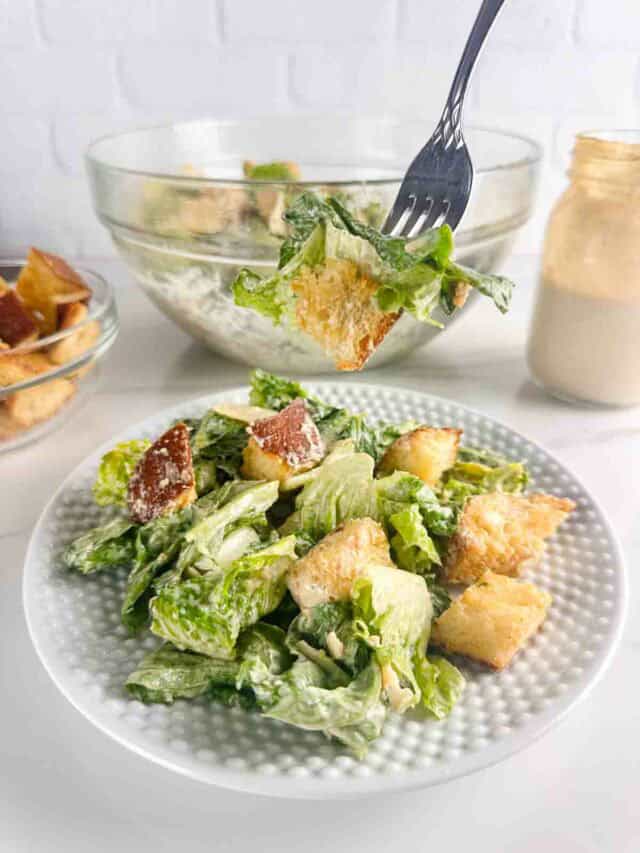 Original Caesar Salad Recipe - Seasoned Sprinkles
