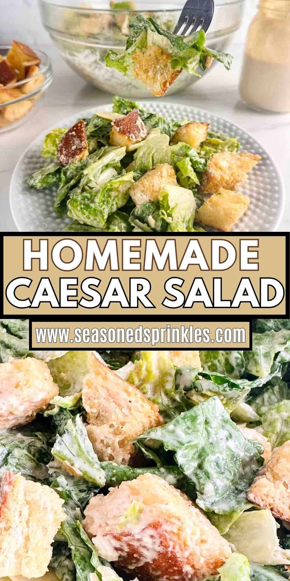 Original Caesar Salad Recipe - Seasoned Sprinkles