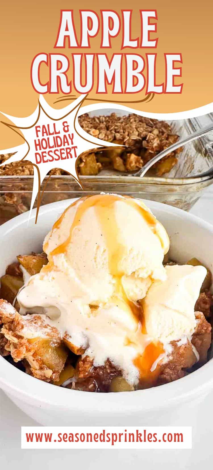 Easy Apple Crumble Recipe - Seasoned Sprinkles