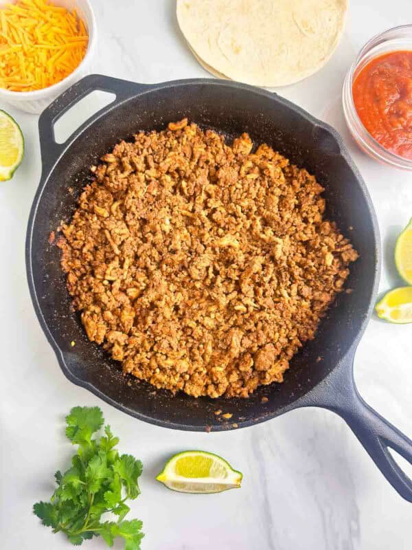Ground Chicken Taco Meat - Seasoned Sprinkles