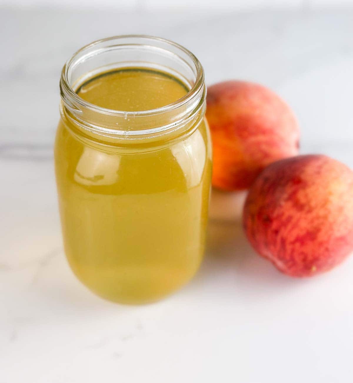 Peach Simple Syrup - Seasoned Sprinkles