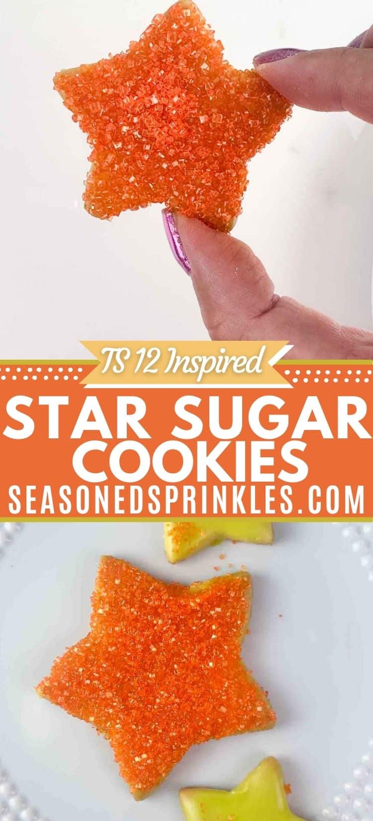 Showgirl Star Sugar Cookies - Seasoned Sprinkles