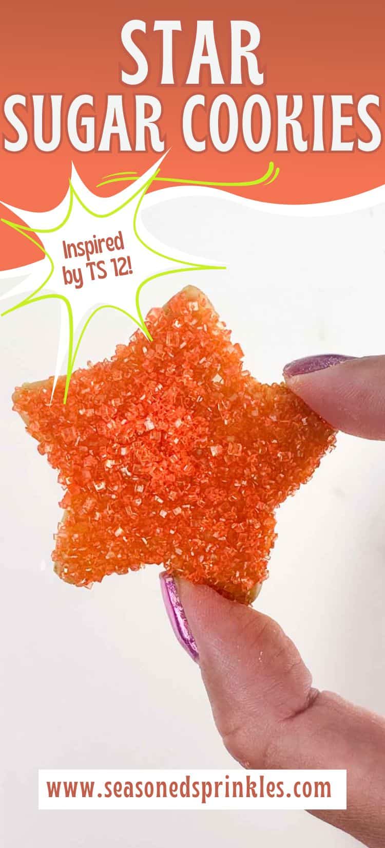 Showgirl Star Sugar Cookies - Seasoned Sprinkles