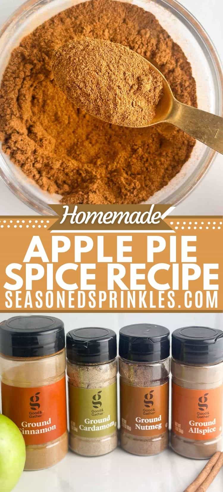 Homemade Apple Pie Spice Recipe - Seasoned Sprinkles