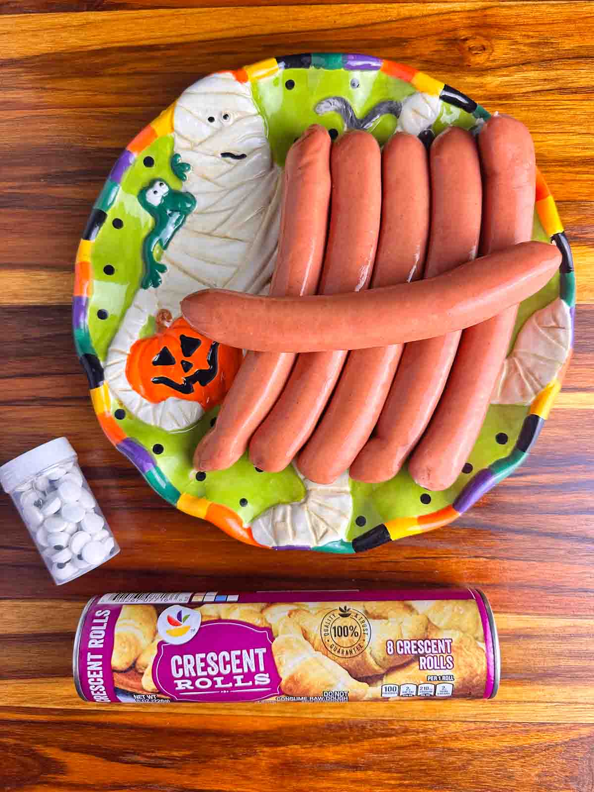 Easy Mummy Hot Dogs for Halloween - Seasoned Sprinkles
