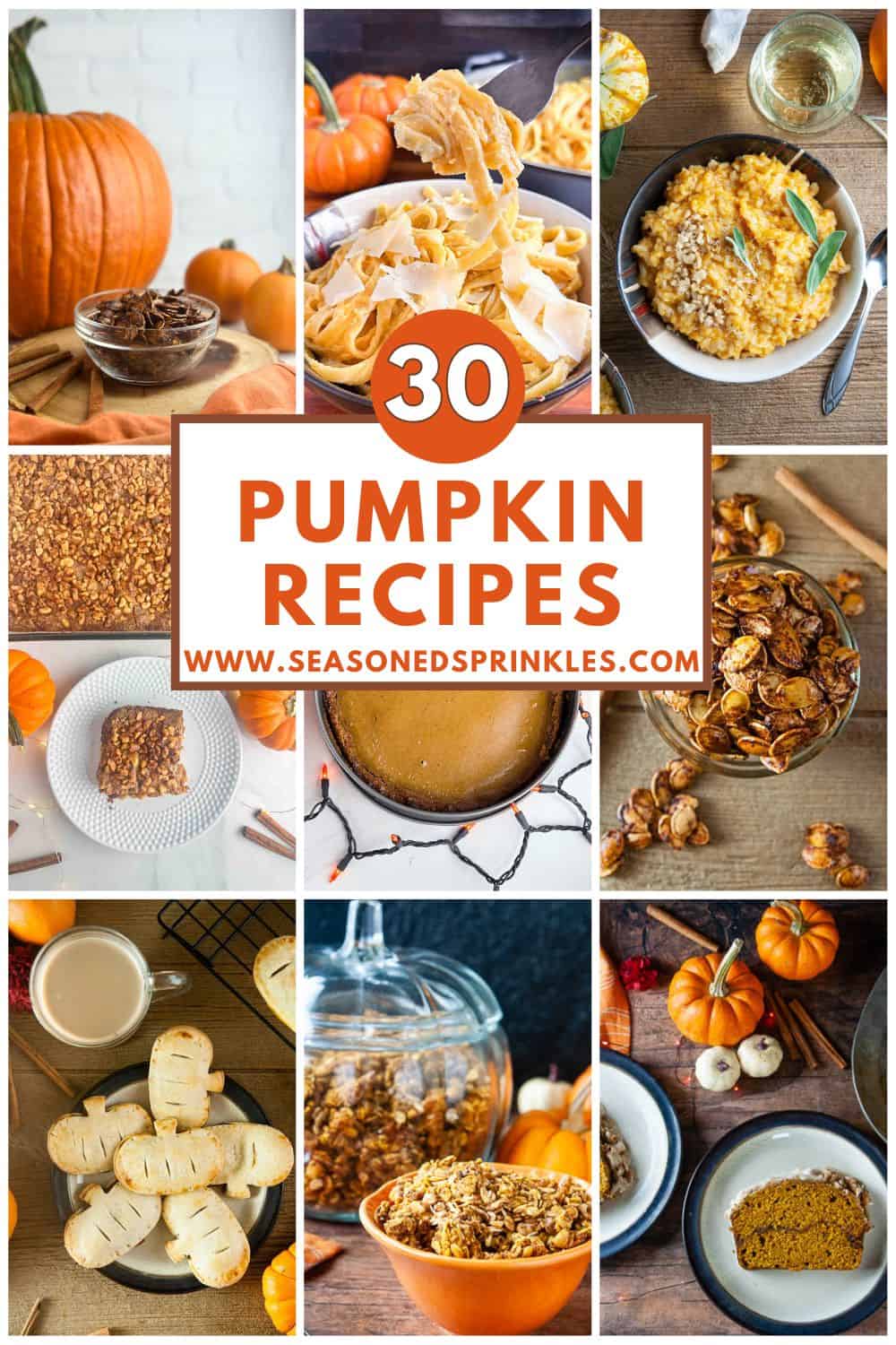 30 of the Best Pumpkin Recipes - Seasoned Sprinkles