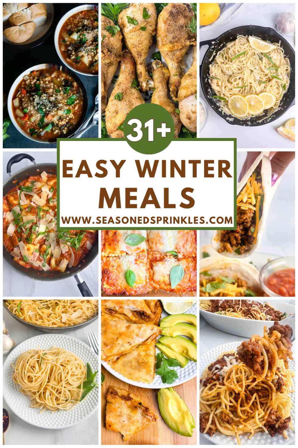 Easy Easy Meals for January - Seasoned Sprinkles